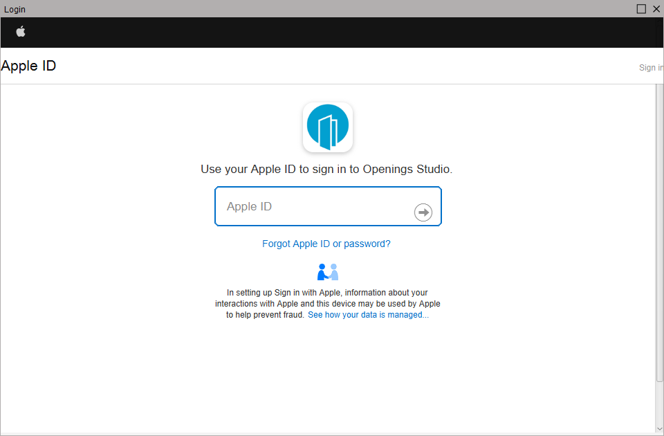 Login to Openings Studio with other website credentials | Openings Studio Knowledge Base